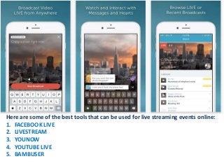 How to Live Stream Your Event Online
