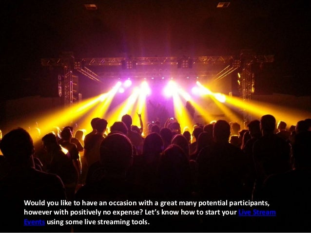 How to Live Stream Your Event Online