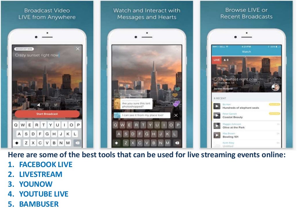 How to Live Stream Your Event Online