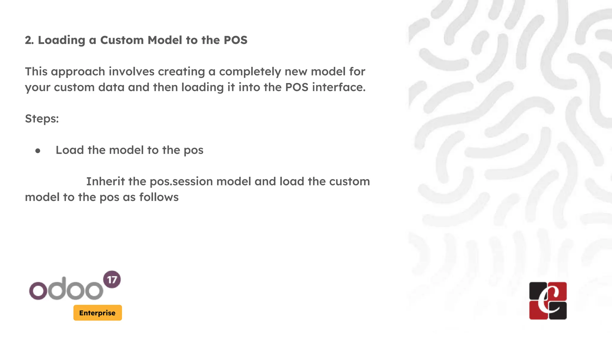 How To Load Custom Field To Pos In Odoo 17 Odoo 17 Slides Pptx