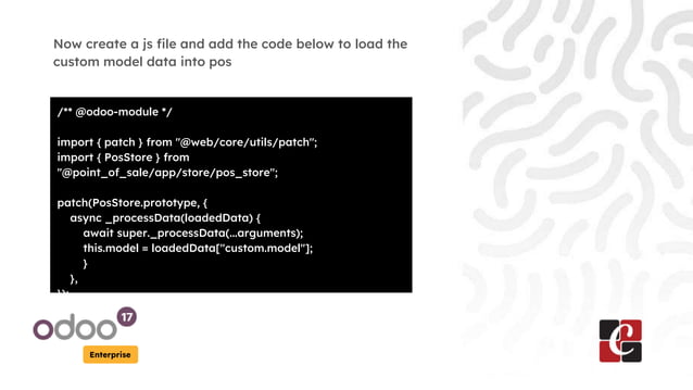 How to Load Custom Field to POS in Odoo 17 - Odoo 17 Slides | PPTX