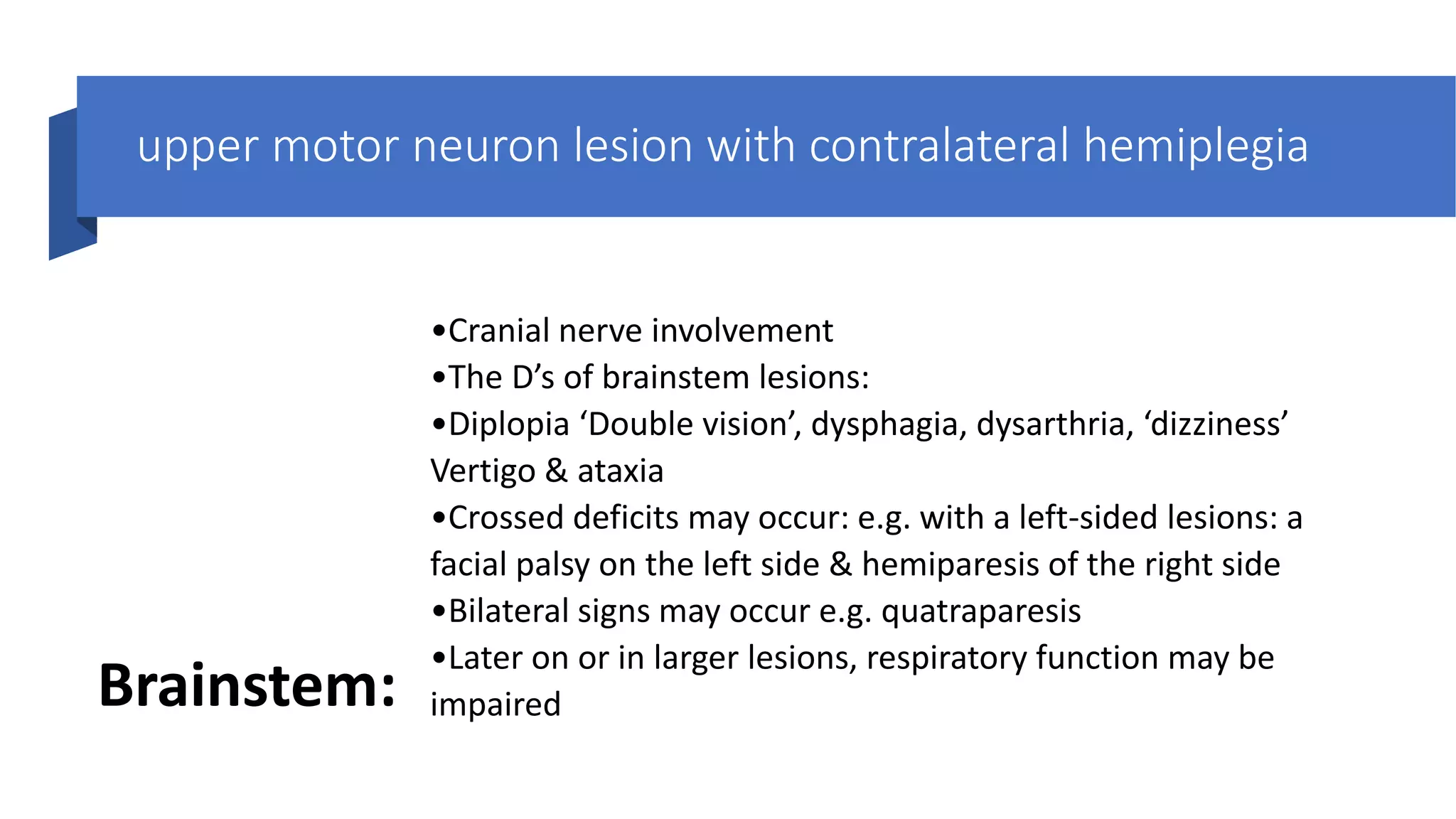 How to localize neurological lesion | PPTX