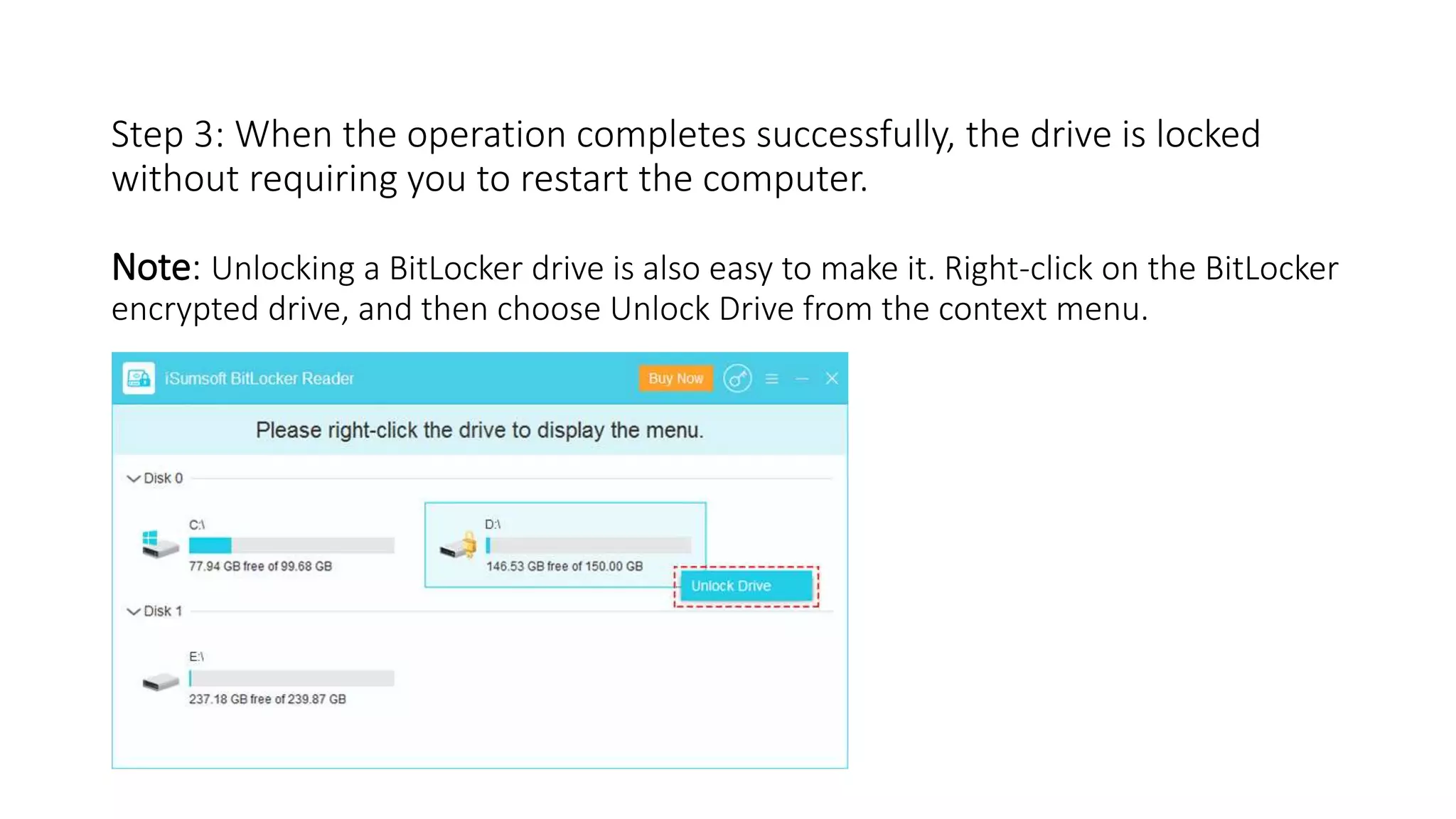 How to Lock/Unlock BitLocker Drive without Restarting Windows 10 | PPT
