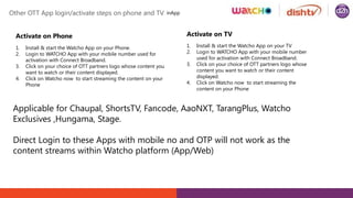 How to Log in - Stream - Activate on TV Phone_connectBB.pptx
