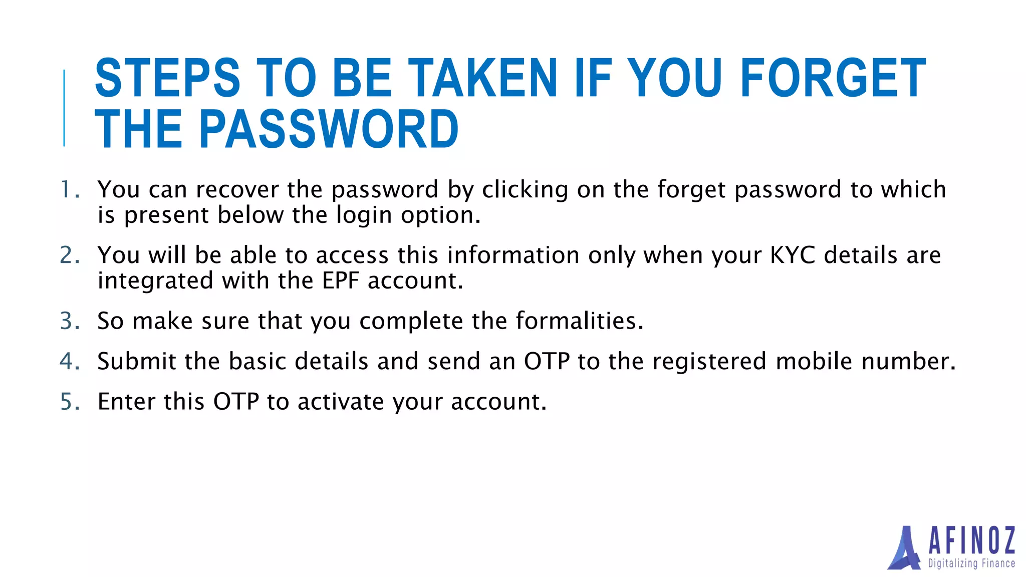 How to login at epfo and check your pf balance | PPTX