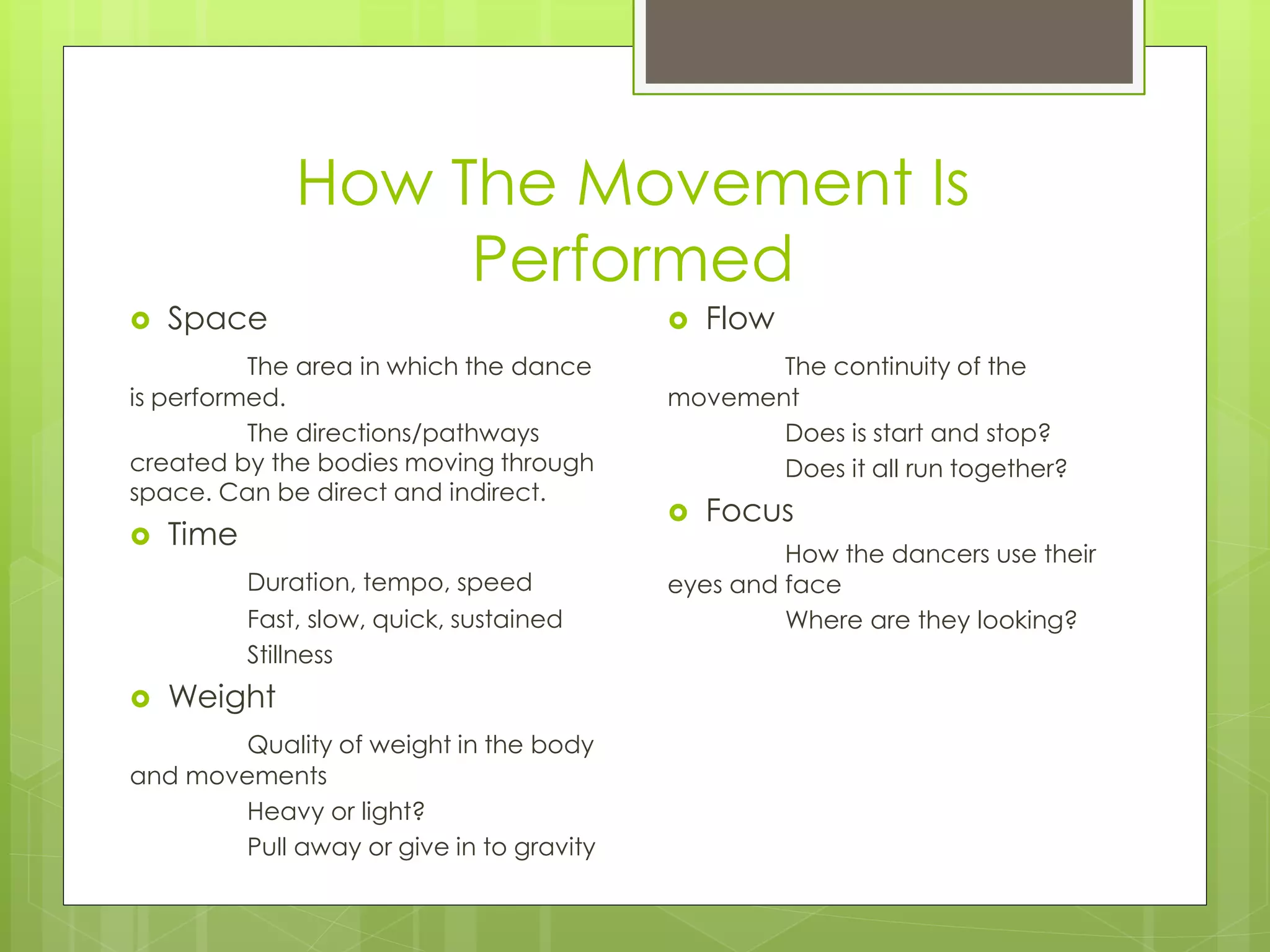 How to look at dance | PPTX