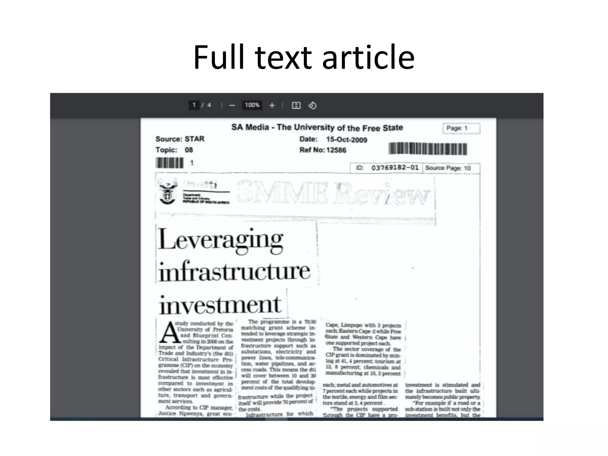 How to look for newspaper articles using SA Media_2023.pptx