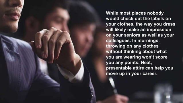 How to look presentable | PPT