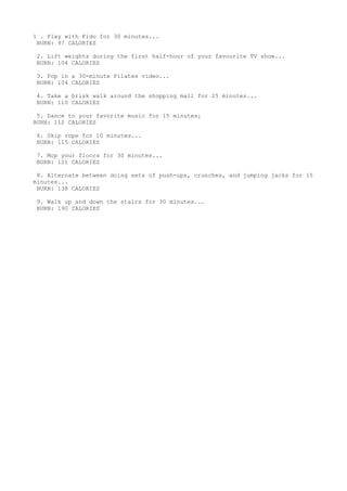 How to lose fat | TXT