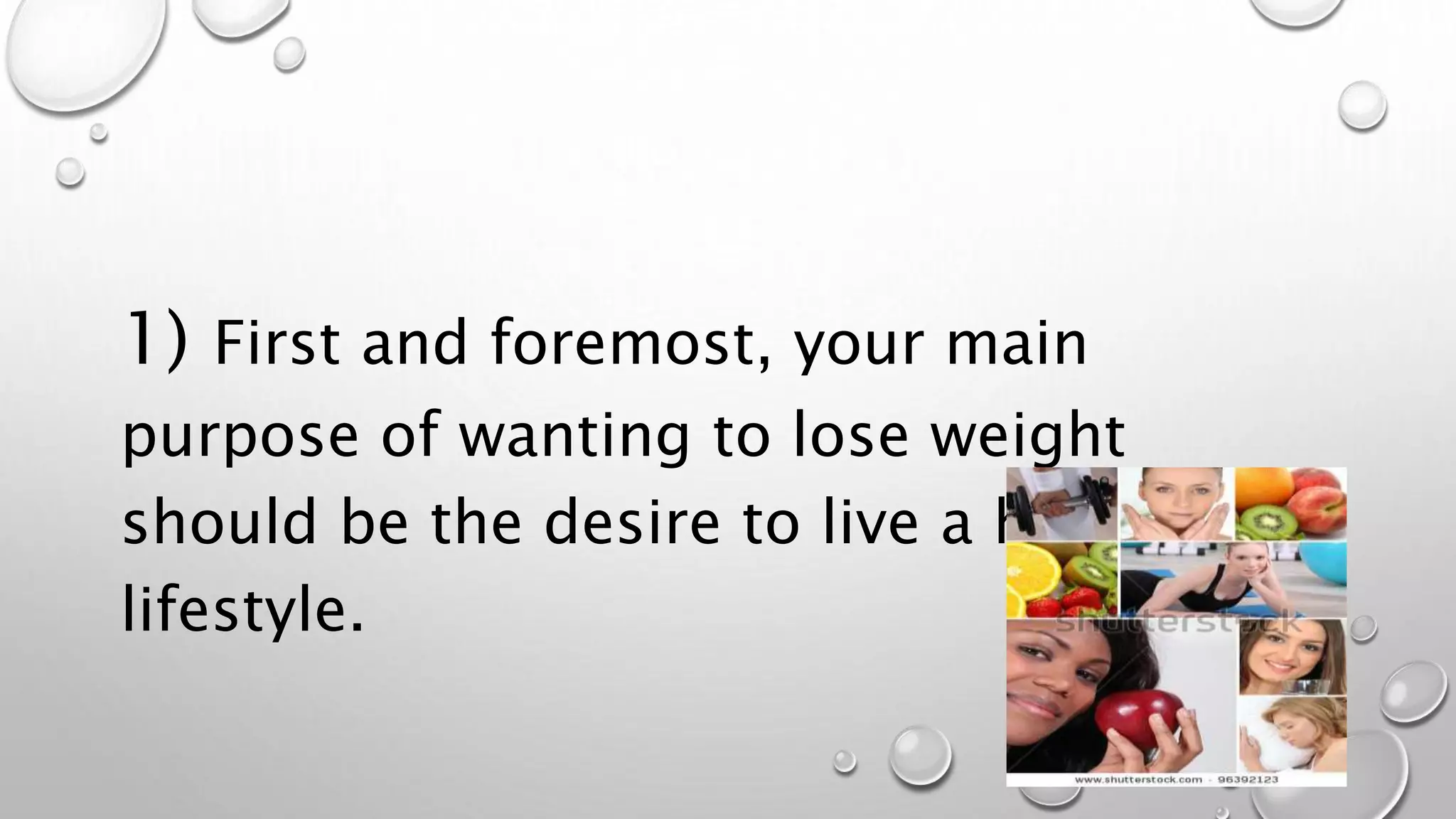 How to lose weight ( power point) | PPTX