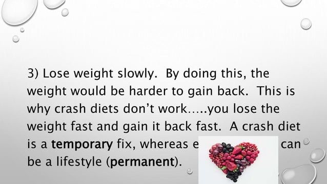 How to lose weight ( power point) | PPTX | Weight Loss | Healthy Living