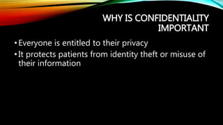How to maintain confidentiality | PPTX