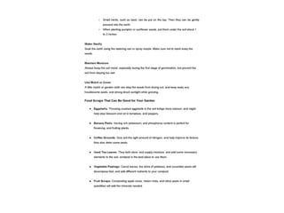 How to Maintain Garden for Growing Seeds.ppt