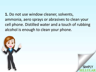 How to maintain your cell phone clean | PPTX