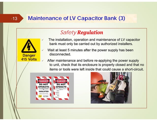 How to Maintenance LV Capacitor Bank Rev.pdf | Home Appliances | Home ...