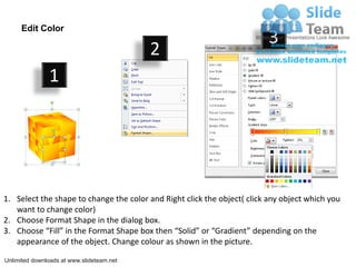 How to make 3 d cube built out of puzzle pieces powerpoint slides and ...