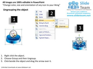 How to make 7 stage process flow discs power point slides and ppt ...