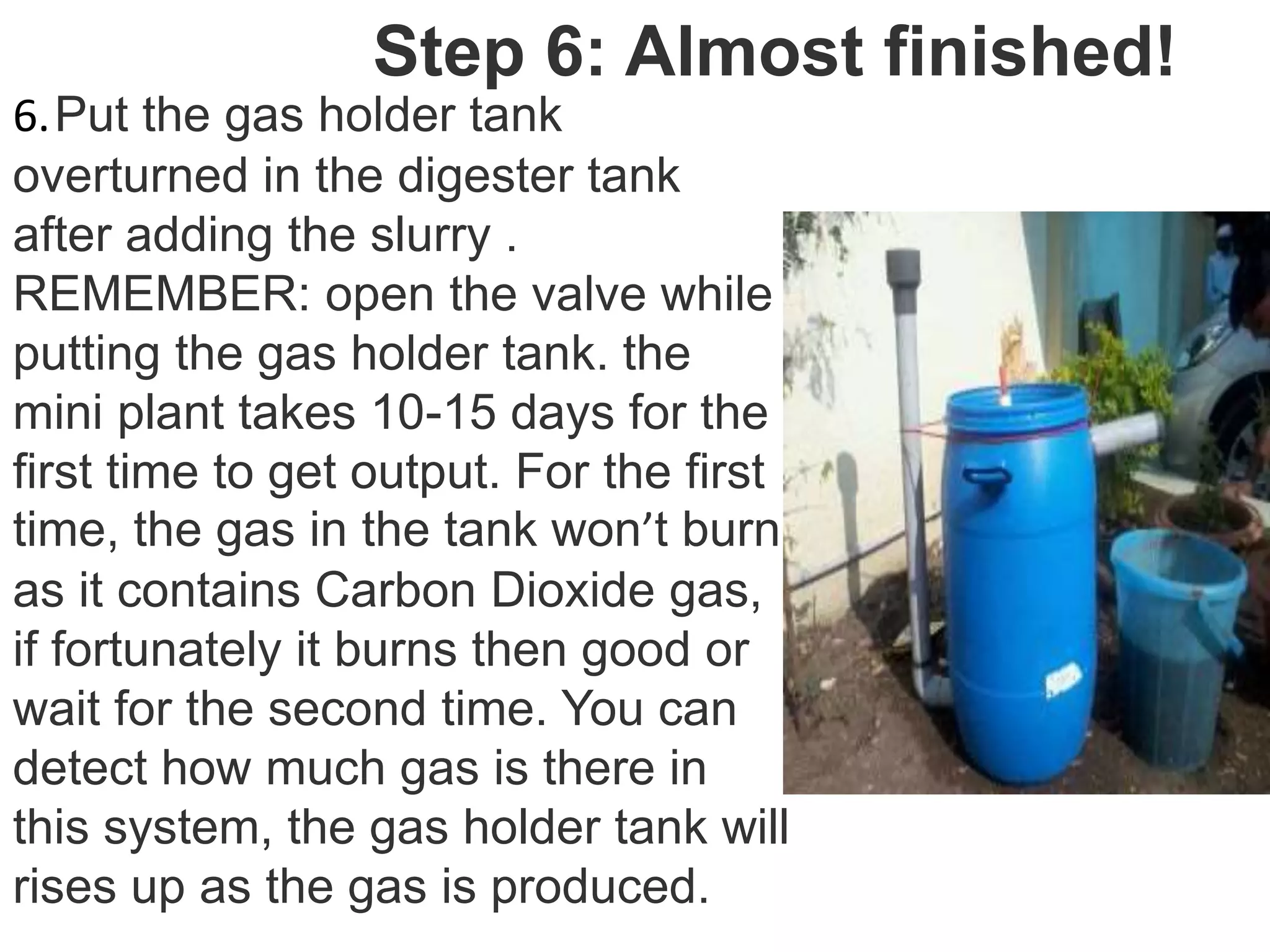 How to make a biogas digester | PPTX