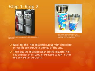 How to make a blizzard waffle cone | PPT