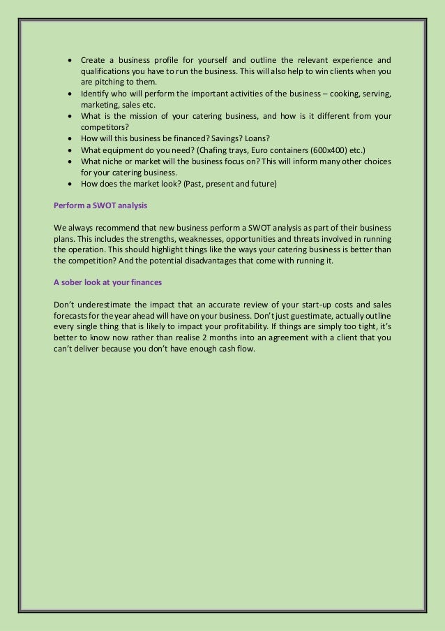 How To Make A Business Plan For Your Catering Business how-to-make-a-business-plan-for-your-catering-business
