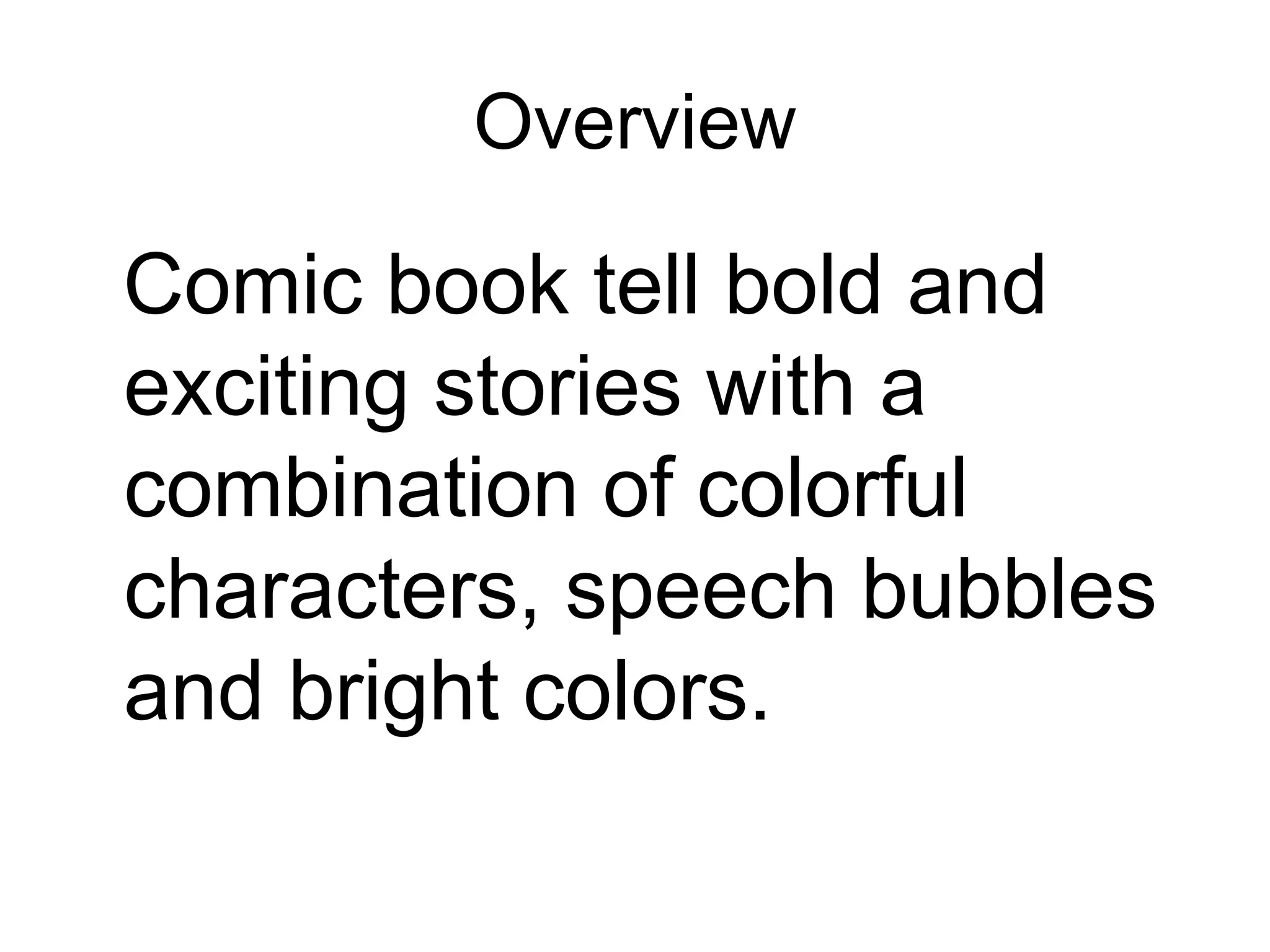 How to make a comic book | PPT