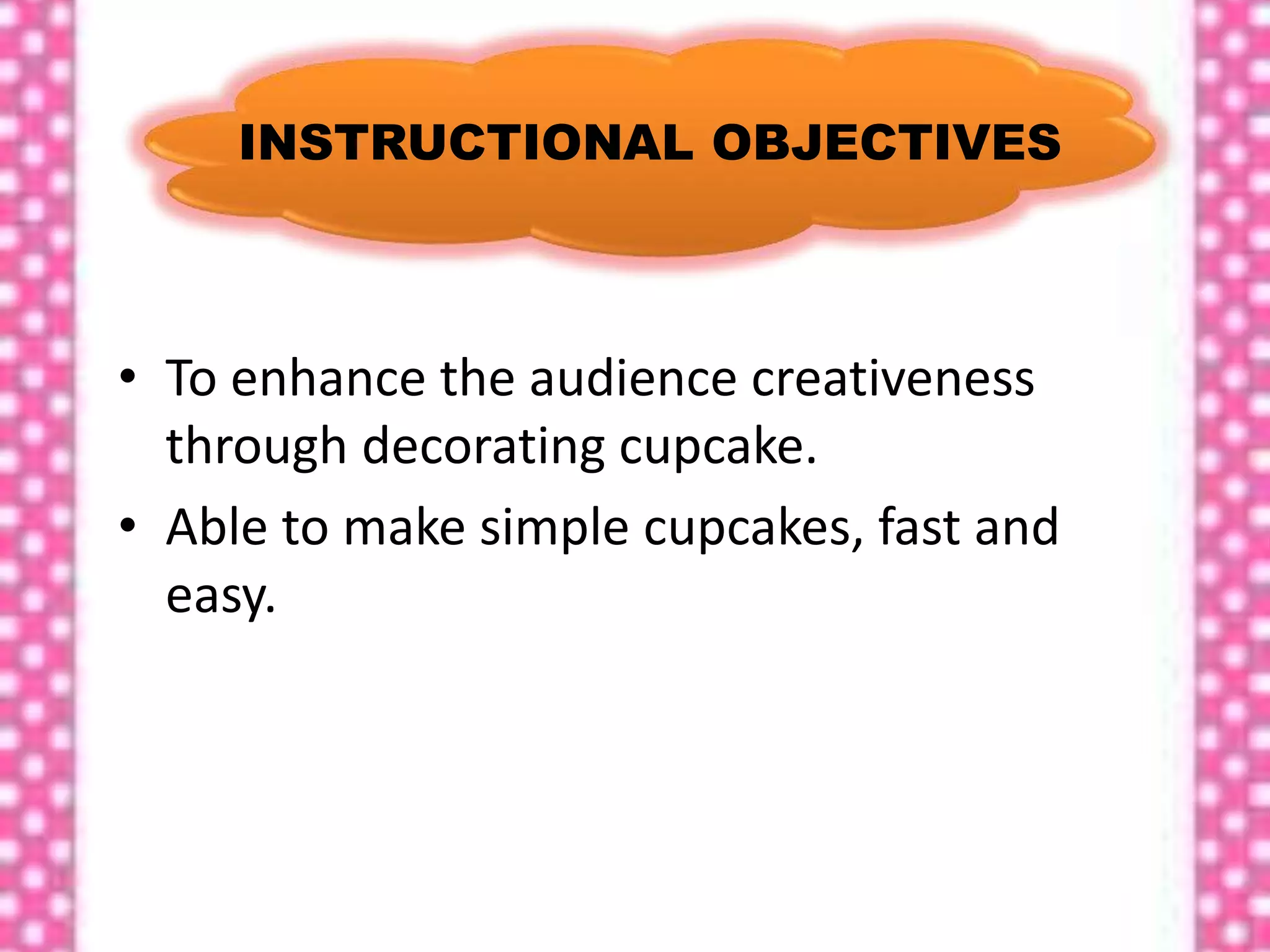 How to make a cupcake | PPTX