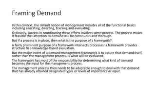 How To Make A Demand Management Framework | PDF | Science
