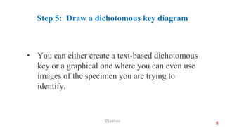 How to make a dichotomous key | PPTX
