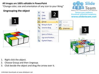 How to make advance rubik's cube power point slides and ppt diagram ...