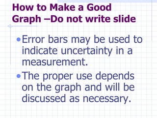 How to make a good graph | PPT