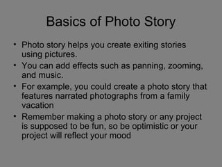 How to make a good photo story | PPT