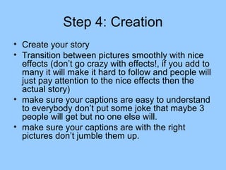 How to make a good photo story | PPT