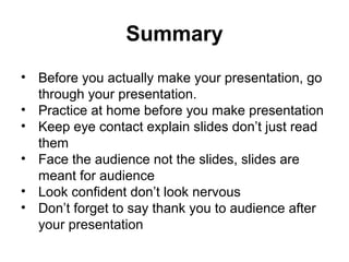 How to make a good power point presentation | PPT