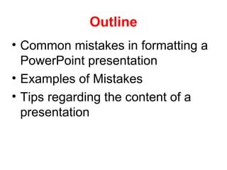 How to make a good power point presentation | PPT