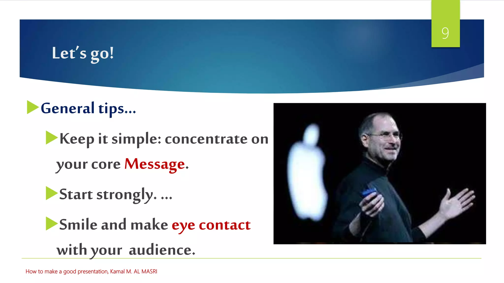 How to make a good presentation | PPT
