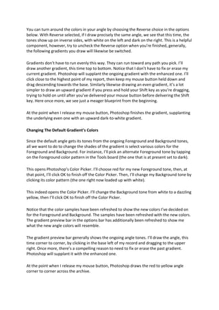 How to Make a Gradient in Photoshop | PDF