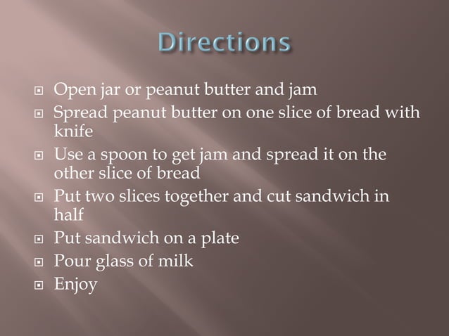 How To Make A Great Pbj | PPT