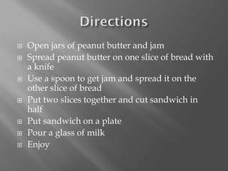 How To Make A Great Pbj | PPT