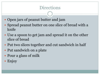 How To Make A Great Pbj | PPT