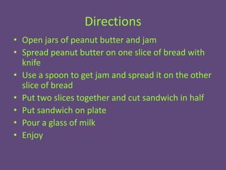 How To Make A Great Pbj | PDF