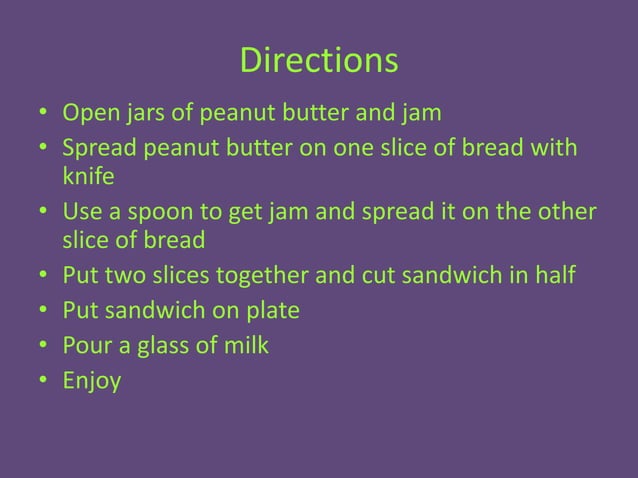How To Make A Great Pbj | PDF