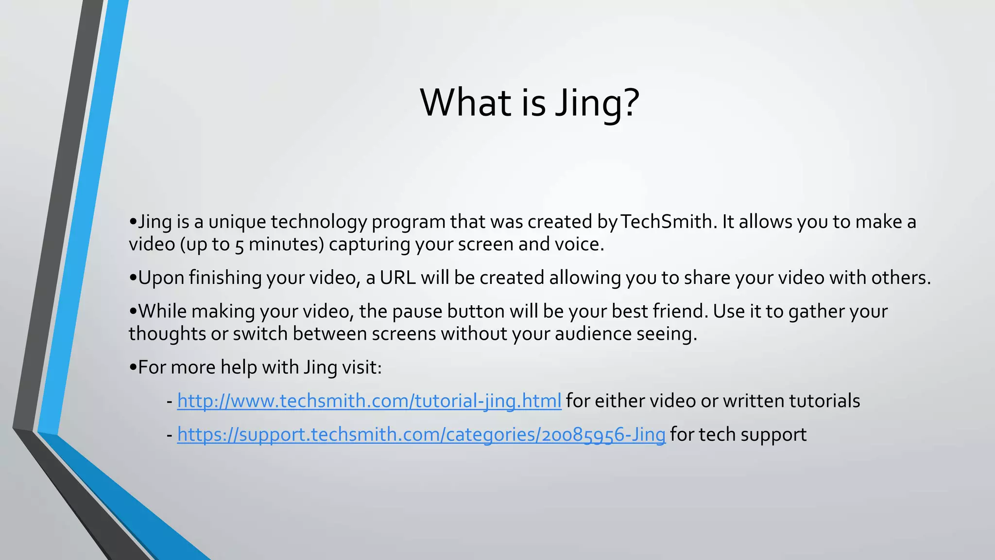 How to make a jing video | PPT
