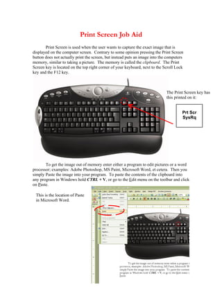 How to Make a Job Aid Job Aid | DOC