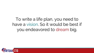 How to make a life plan | PPTX