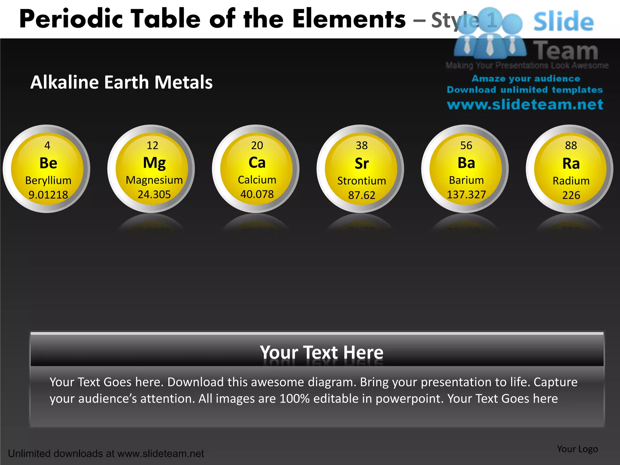 How to make alkaline earth metals periodic table of the elements power ...