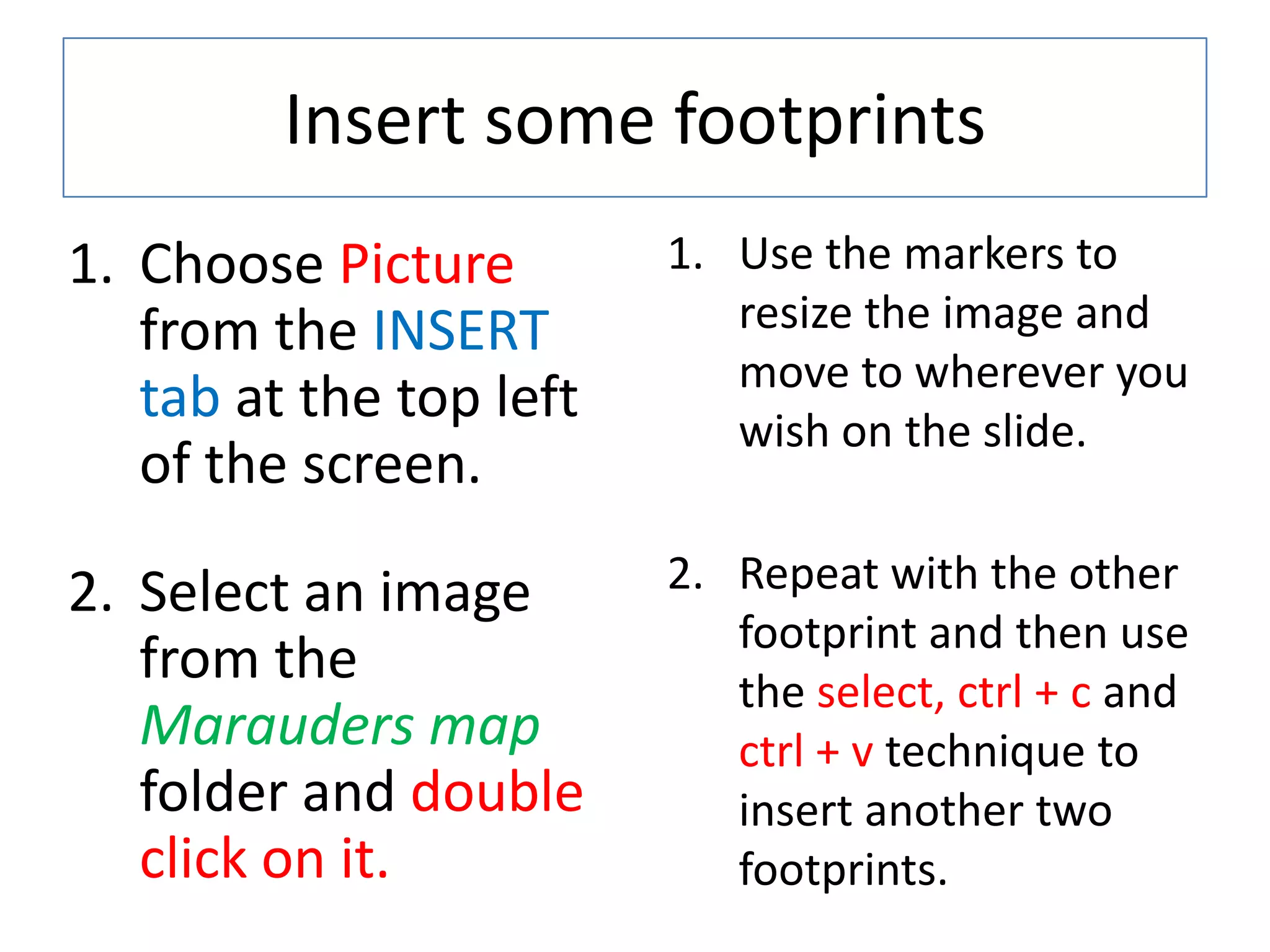 How to make a ‘marauders map’ | PPTX