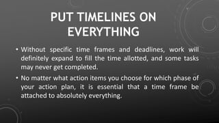 How to make an action plan | PPTX