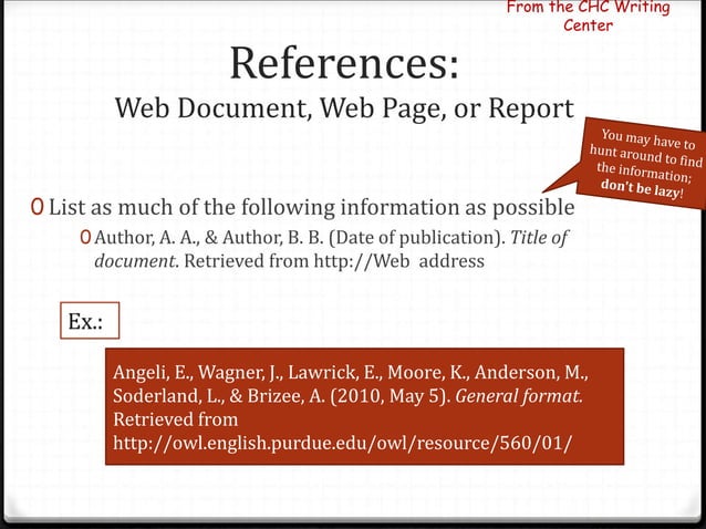 How to make an APA Citation and Referencing.ppt