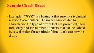 How to make an appropriate check sheet 2 pptx | PPT