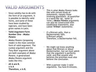 How to Make an Argument | PPT
